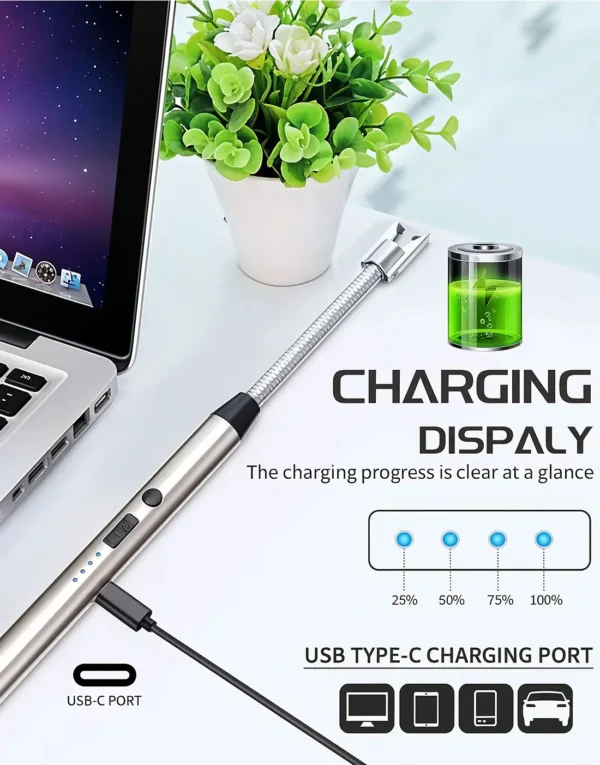Rechargeable Electric Kitchen Lighter - Home and More